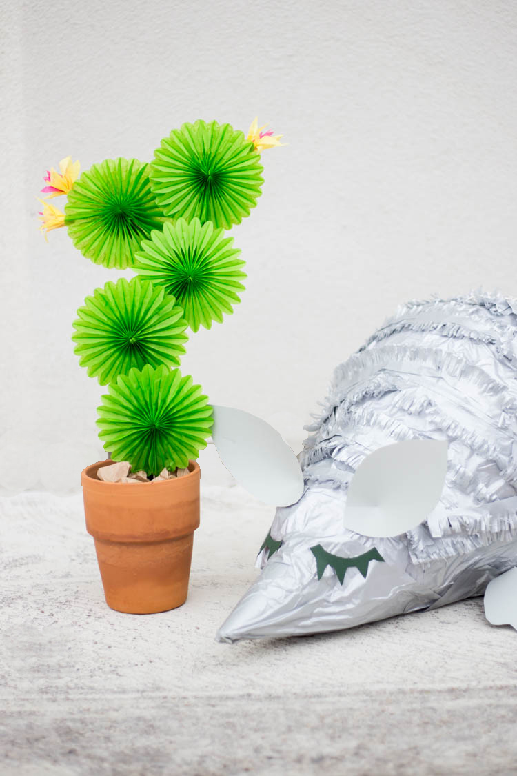 Armadillo Piñata Paper Mache DIY - Live Free Creative Co