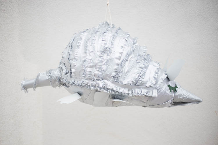 Armadillo Piñata Paper Mache DIY - Live Free Creative Co