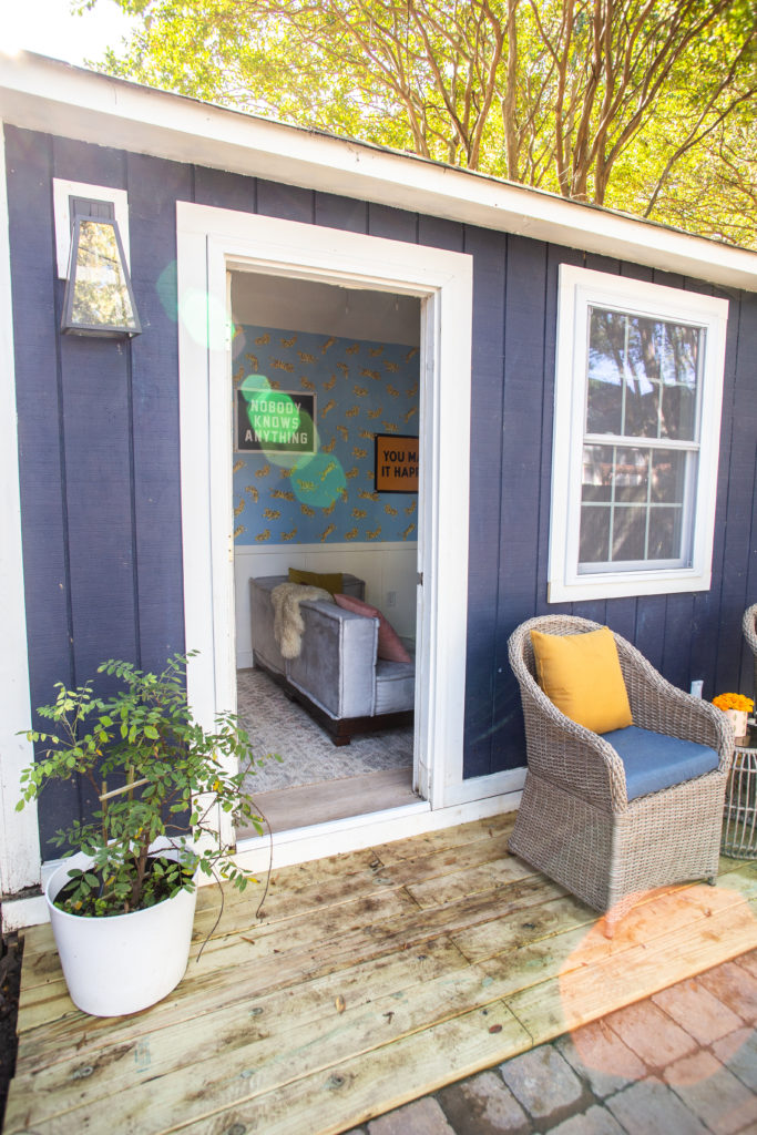 shed to clubhouse transformation-11 - Live Free Creative Co